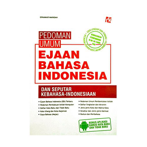 Jual Buku Pedoman Umum Ejaan Bahasa Indonesia (PUEBI) Dan Seputar Kebahasa-Indonesiaan | Shopee ...