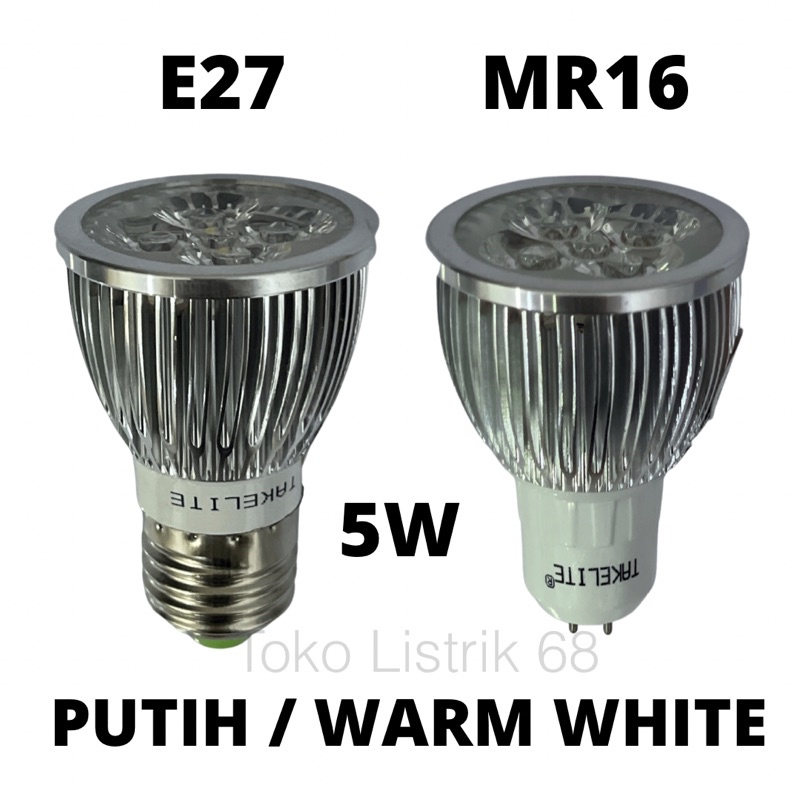 Jual Lampu Sorot E27 / MR16 LED / Lampu LED Cup / 5W | Shopee Indonesia