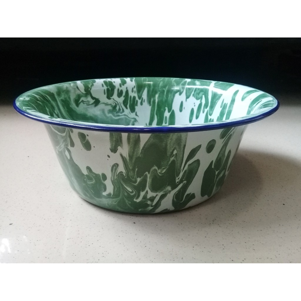 Jual Baskom Dalam Burik Loreng Jadul 20cm Enamel Cookware Classic ...