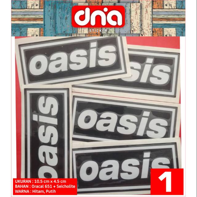 Jual Cutting sticker band oasis | Shopee Indonesia