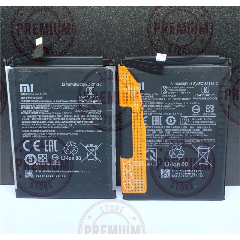 Jual Baterai Batre Xiaomi Redmi Note 9 Pro / Xiaomi Note 10 pro BN53 ...