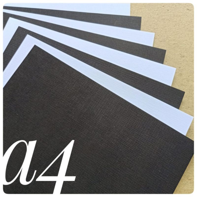 Jual KERTAS LINEN JEPANG 230 GR UK A4 / 21 CM X 29,7 CM ( ISI 50 LEMBAR ...