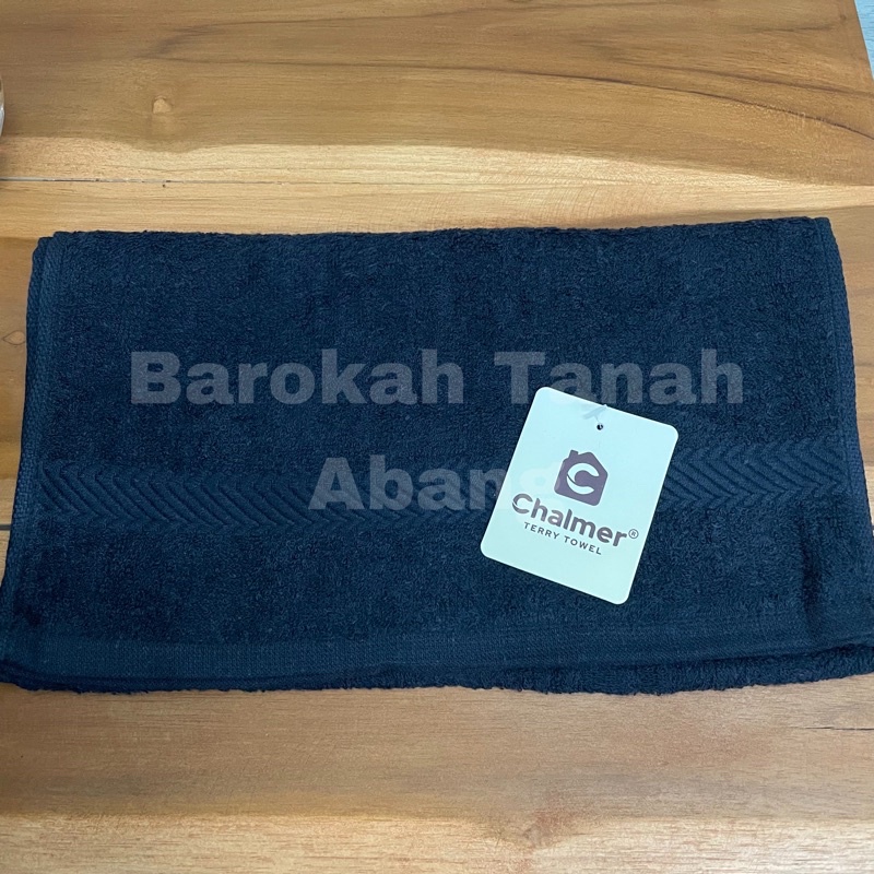 Jual Handuk CHALMER Hitam Salon / Handuk Leher / Handuk Kepala 30x70cm ...
