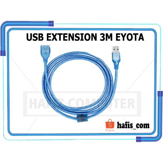 Jual KABEL USB EXTENSION 1.5M/3M/5M/10M EYOTA / KABEL PENYAMBUNG ...