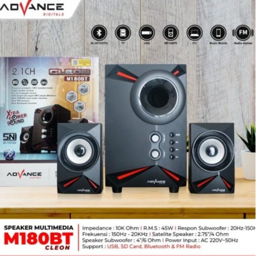 Jual Advance Speaker aktif M180BT Cleon bluetooth speaker multimedia ... Jual Advance Speaker aktif M180BT Cleon bluetooth speaker multimedia ...