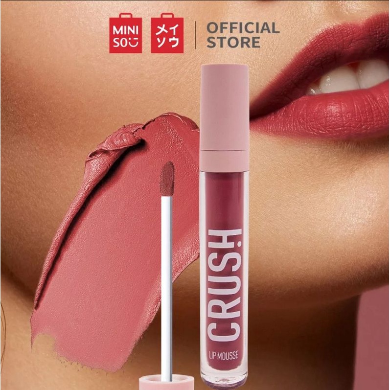 Jual MINISO OFFICIAL Crush lip mousse / lipstick miniso / lipen / gincu ...
