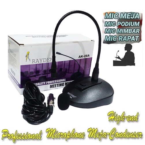 Jual Microphone Meja Rapat Rayden AK-28 Mic Meja Rayden Mic Meeting Room | Shopee Indonesia