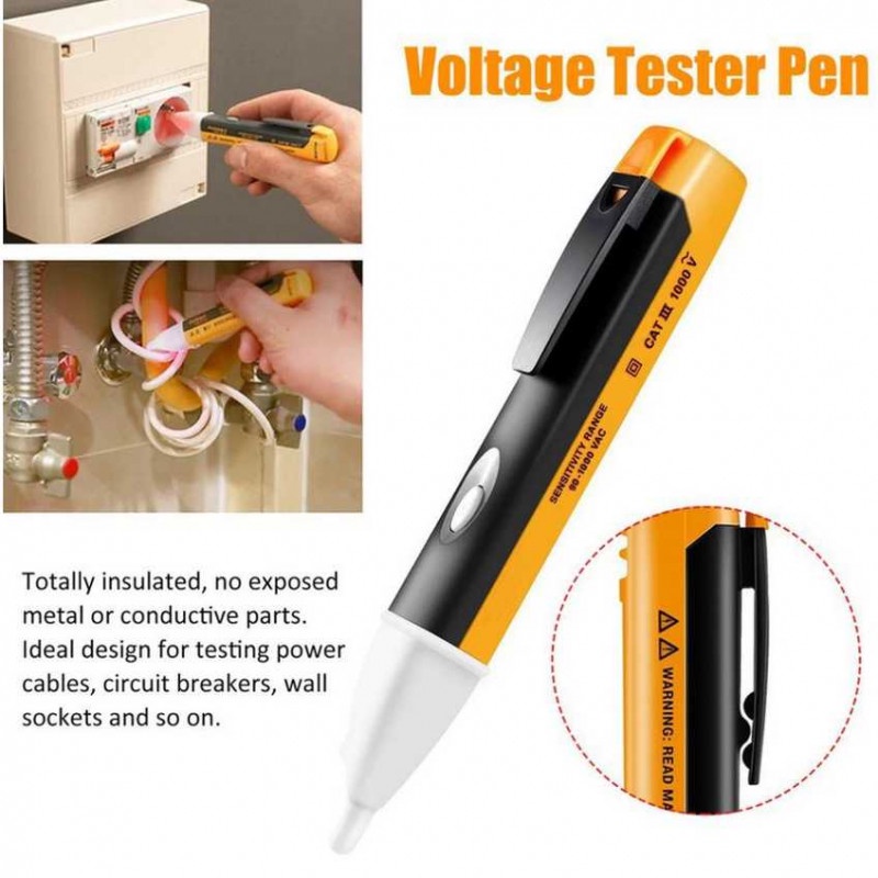 Jual Tespen Non Contact AC Voltage - Tester Tes Ter Pen Tanpa Sentuh ...