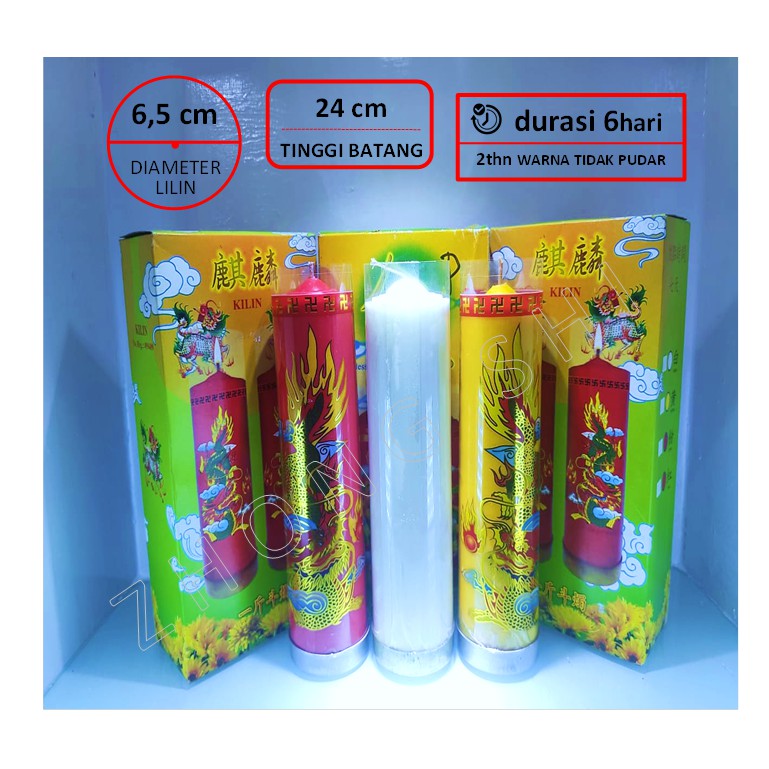 Jual LILIN 7 HARI MERAH , KUNING , PUTIH | Shopee Indonesia