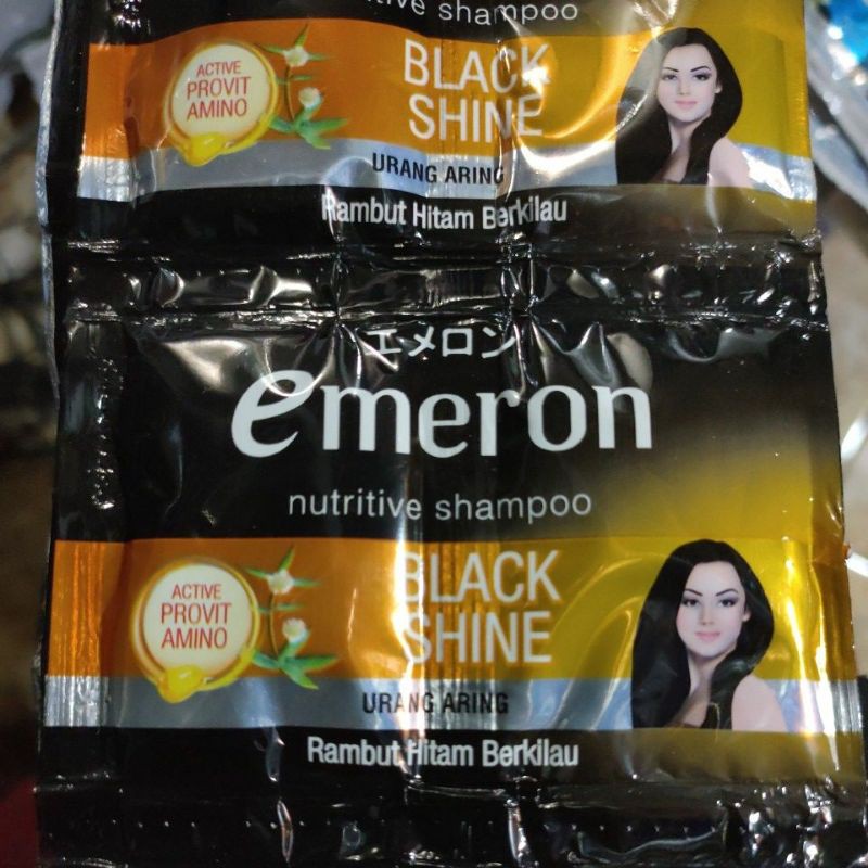 Jual shampoo emeron 1 renteng ( 12 pasang sachet) | Shopee Indonesia