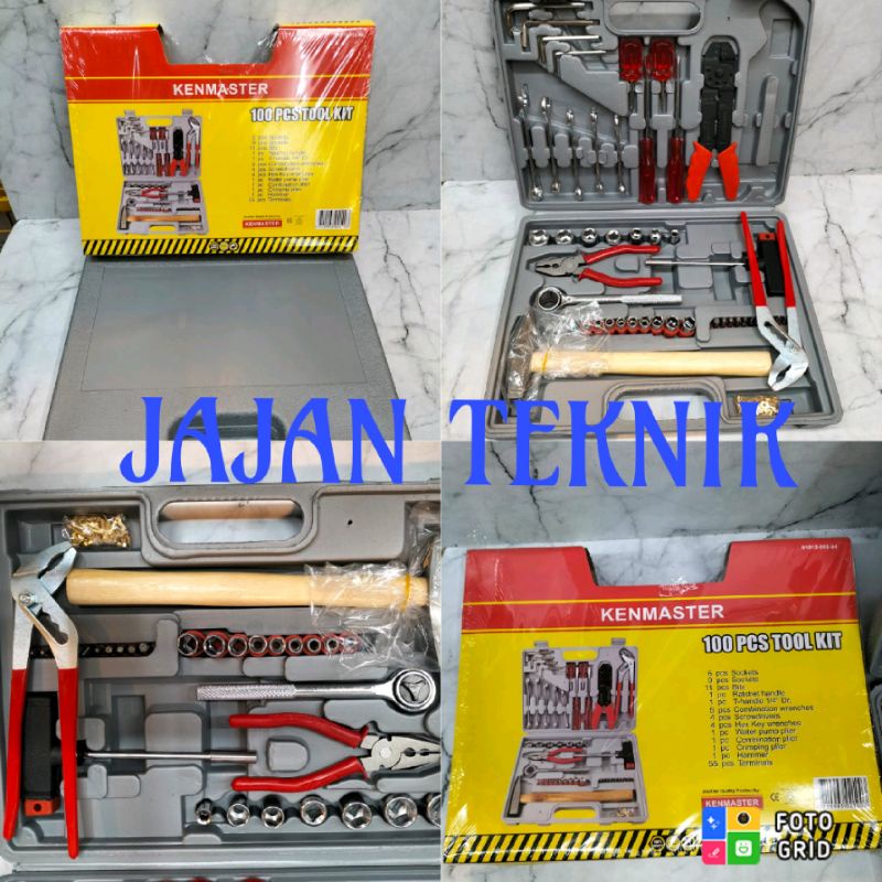 Jual Kenmaster Tool Kit 100pcs | Shopee Indonesia