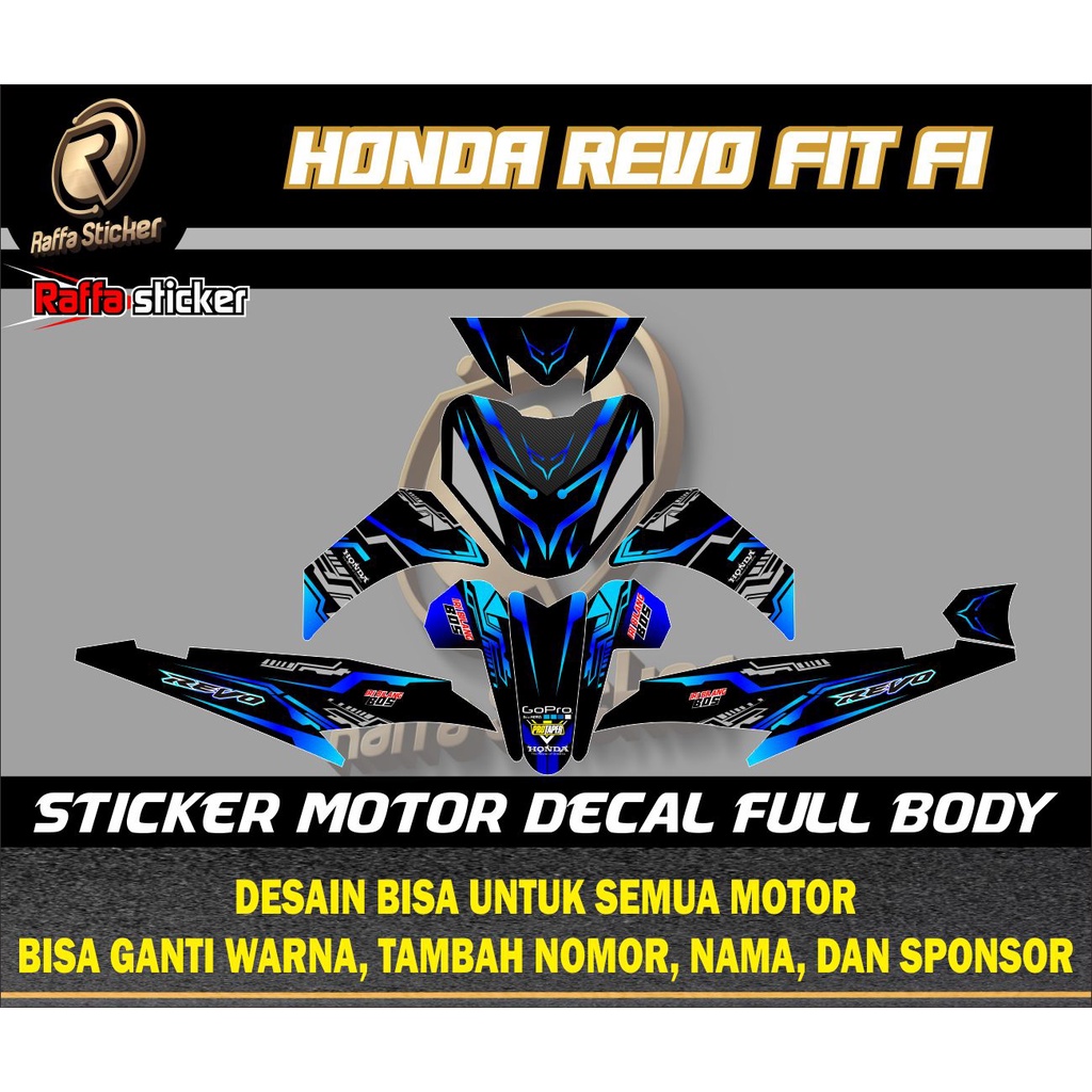 Jual Decal Revo Fit Decal Revo Fi New Stiker Revo Fit Full Body ...