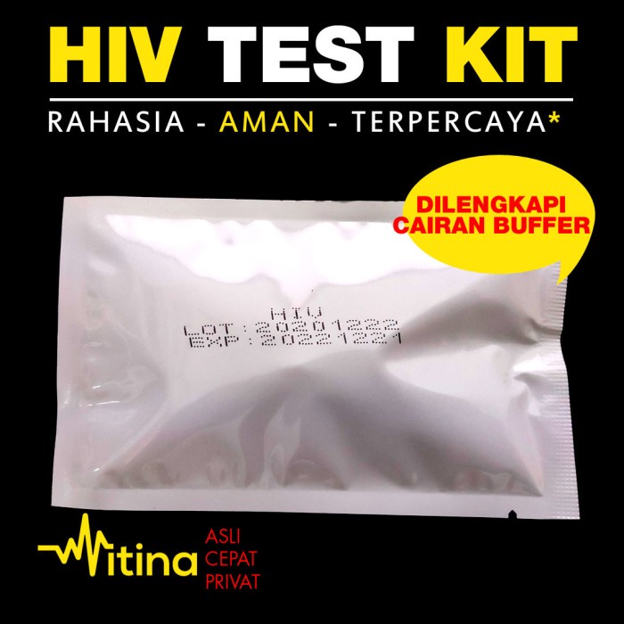 Jual HIV TEST ALAT TES UJI HIV TIPE 1 2 AKURAT AMAN PACKING PRIVACY ...