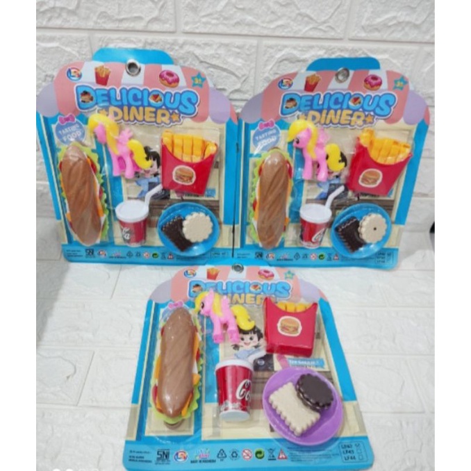 Jual Mainan delicious diner roti panjang | Shopee Indonesia