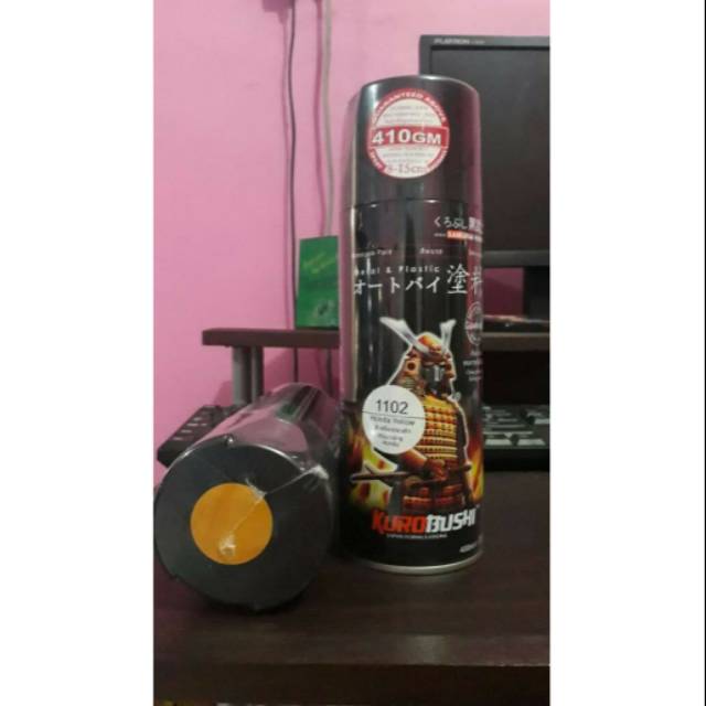 Jual PYLOX / PILOK / CAT SEMPROT SAMURAI - HONDA YELLOW (1102) | Shopee Indonesia