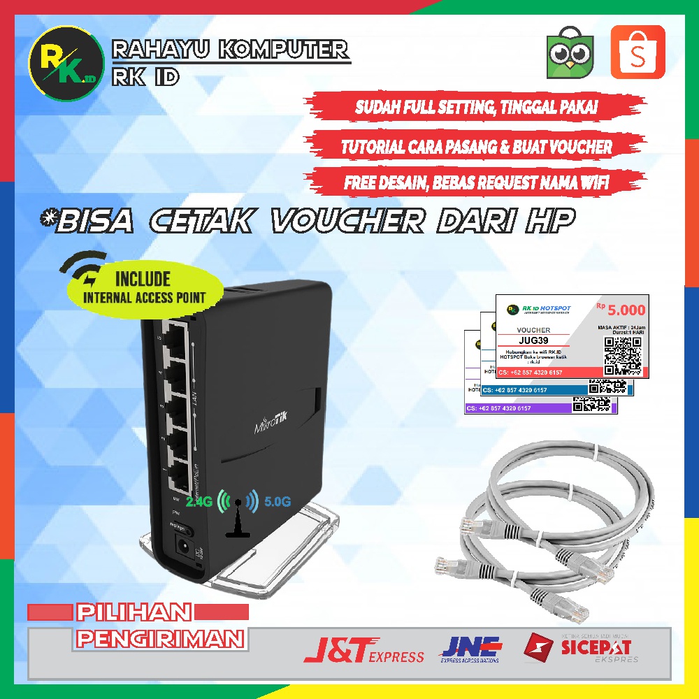 Jual Mikrotik Full Setting RBD52G-5HacD2HnD-TC (hAP AC2) Siap Pakai ...