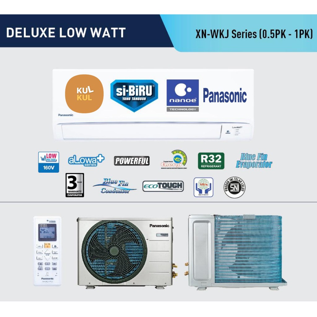 Jual AC Panasonic CS/CU - XN7WKJ - Deluxe aLowa 3/4 PK - R32 | Shopee ...