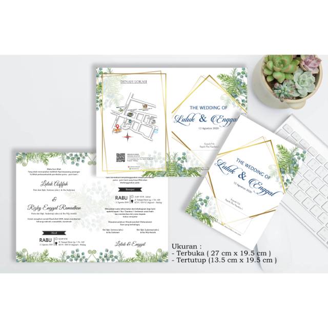 Jual Undangan Pernikahan kekinian, murah, dan modern dengan desain yang ...