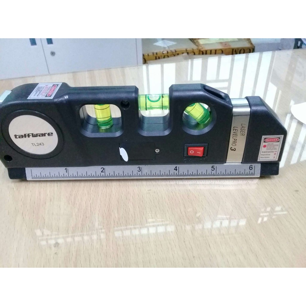 Jual Taffware LEVELPRO3 Penggaris Laser Horizontal Vertical 250CM ...