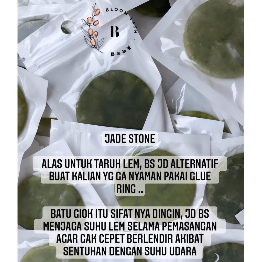 Jual Jade Stone 5 cm – Tempat Lem Eyelash Extension | Alas Lem Eyelash ...