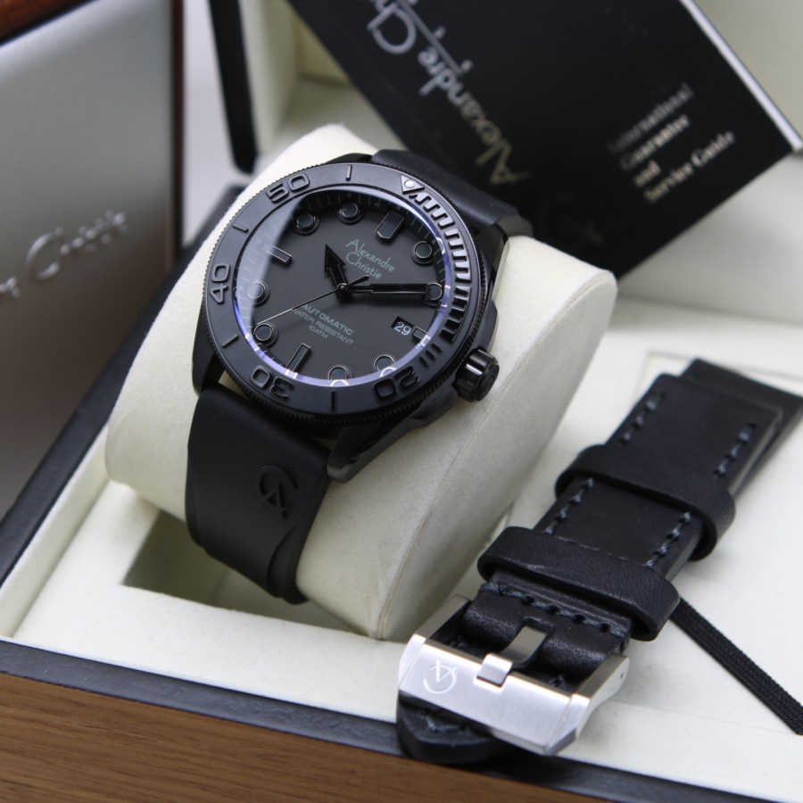 Jual ORIGINAL Jam Tangan Pria Alexandre Christie Automatic AC 3042 ...