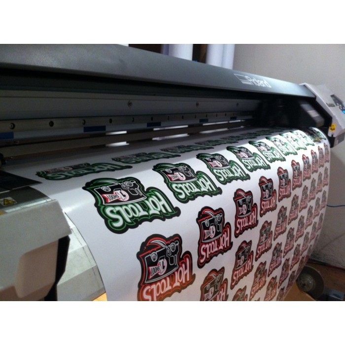 Jual Cetak Sticker Vinyl Glossy + Laminating Murah | Shopee Indonesia