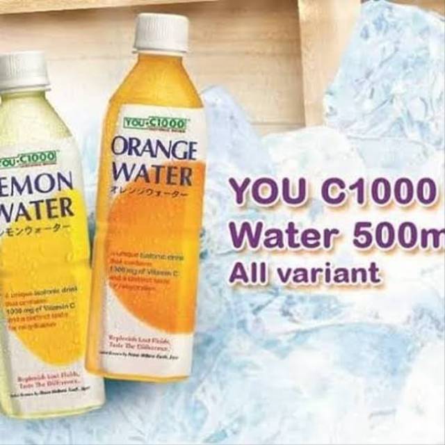Jual YOU C 1000 Orange Lemon Water 500 ml - You C1000 | Shopee Indonesia