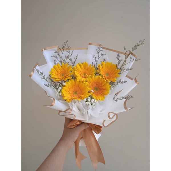 Jual BOUQUET GARBERA FRESH FLOWER BUKET MURAH BERKUALITAS TERBAIK BUNGA ...