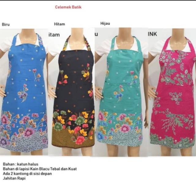 Jual Celemek Batik Apron Batik Motif Batik Etnik Tradisional | Shopee ...