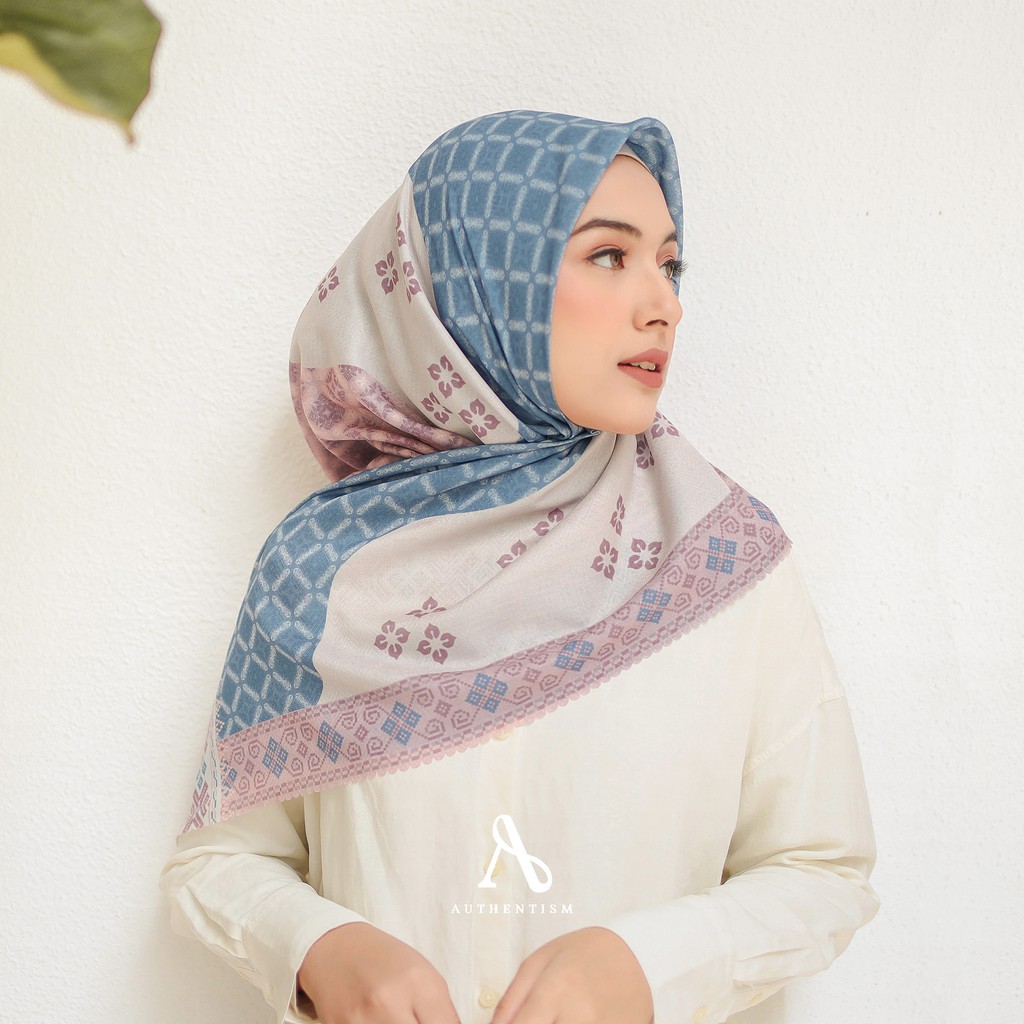 Jual AUTHENTISM ID | Khalish Series - Kerudung Segi Empat Motif Lamina ...