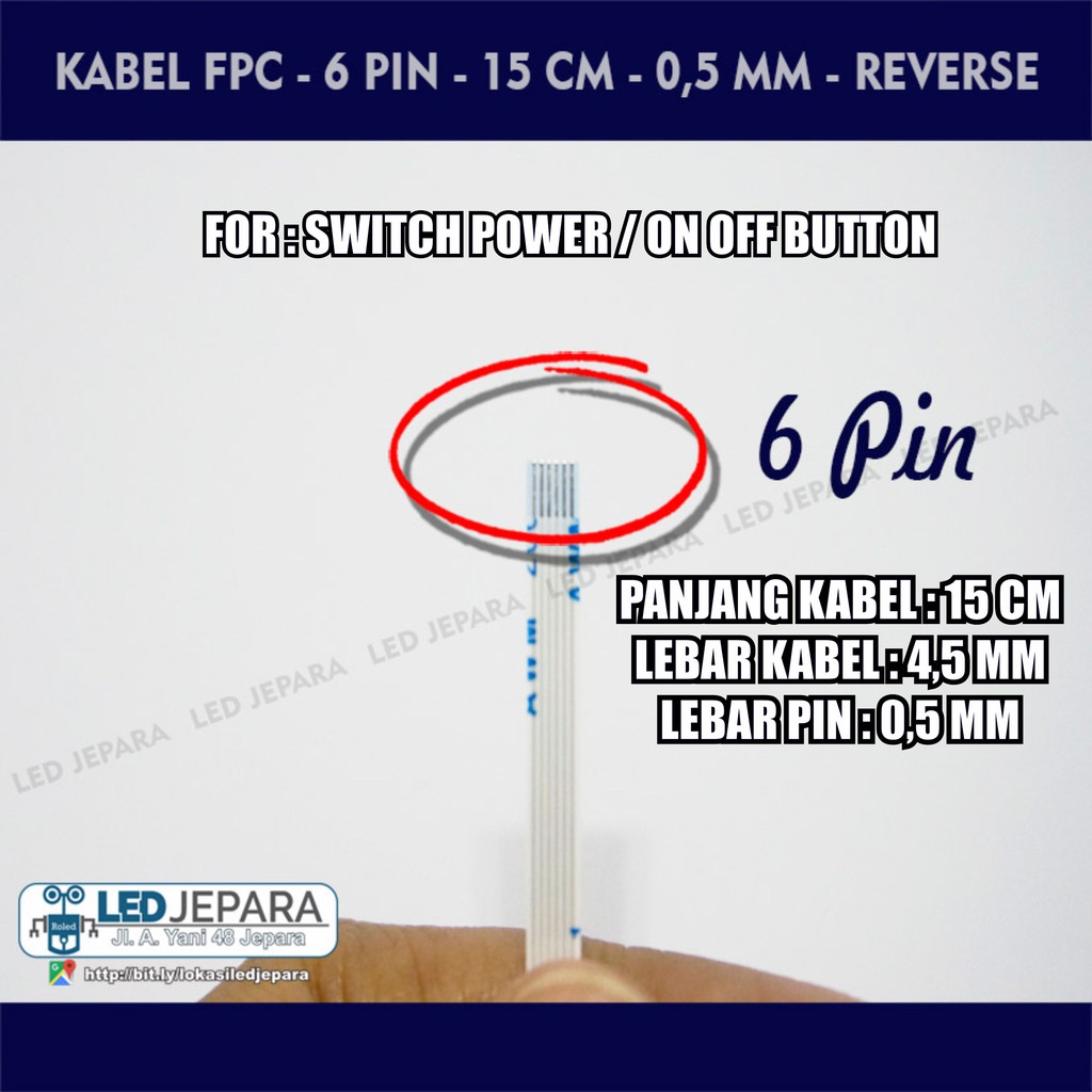 Jual Flexible FPC Kabel Switch Power Laptop (Reverse Cable) | Shopee ...