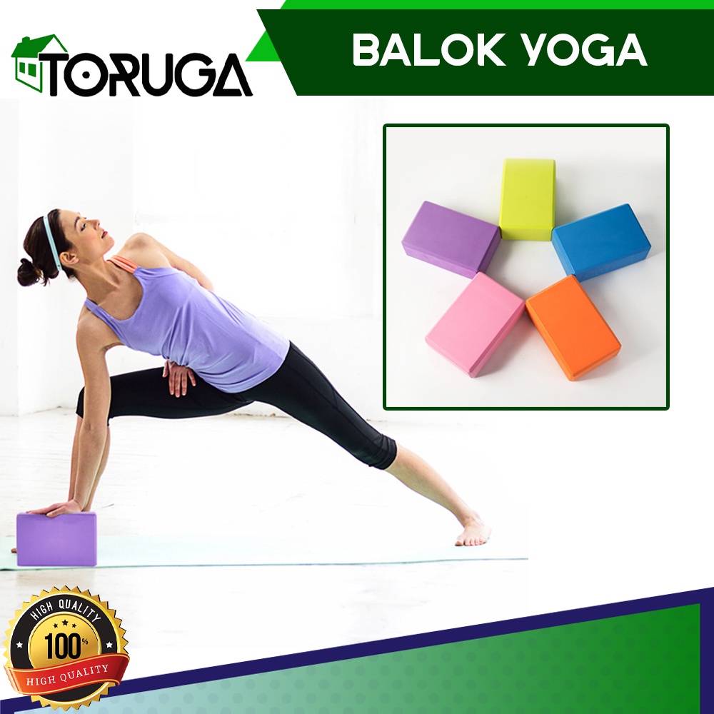 Jual BALOK YOGA Yoga Block / Yoga Brick Perlengkapan Olahraga Senam ...