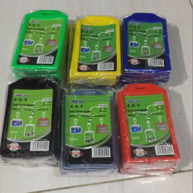 Jual NAME TAG 1 sisi / SOFT ID CARD / ID CARD LENTUR 1 SISI / ID CARD ...