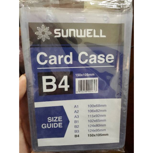 Jual Name Tag / Plastik ID Card / Mika ID Card B4 (10.5 x 14 cm) Min ...