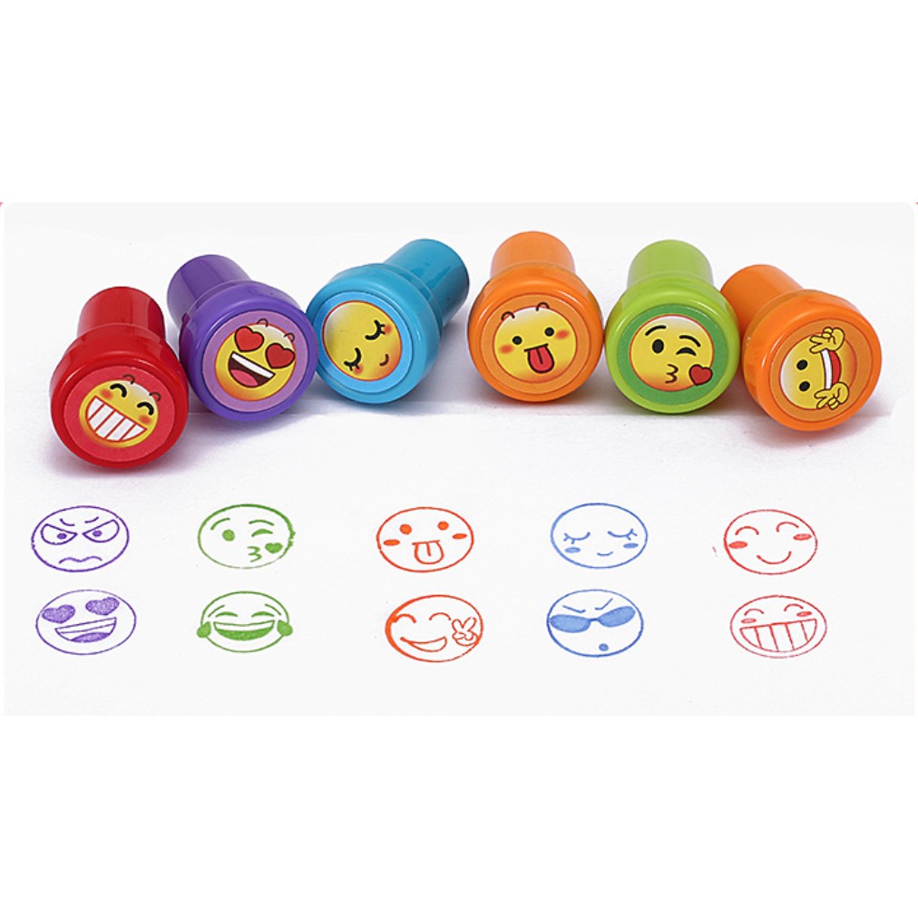 Jual Stempel Stamp emoji, stamp smiley, stamp utk anak, stempel lucu ...