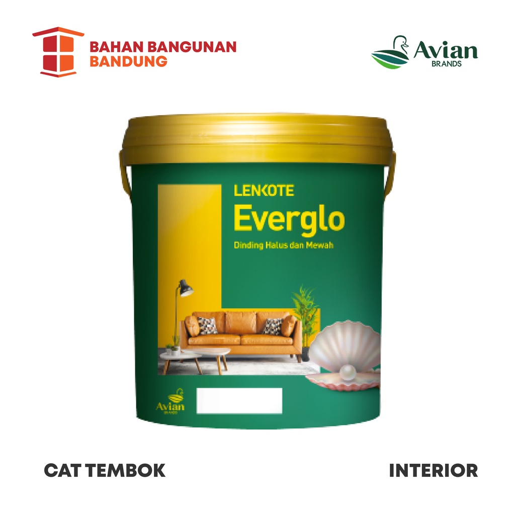 Jual Cat Tembok Interior Lenkote Everglo 2,5 Liter - MURAH !!! | Shopee ...