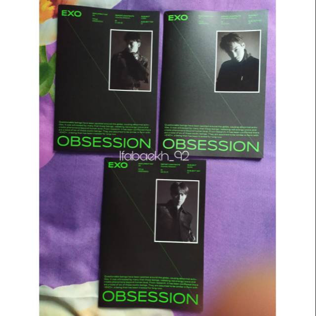 Jual Sharing Official Photobook Album EXO OBSESSION | Shopee Indonesia