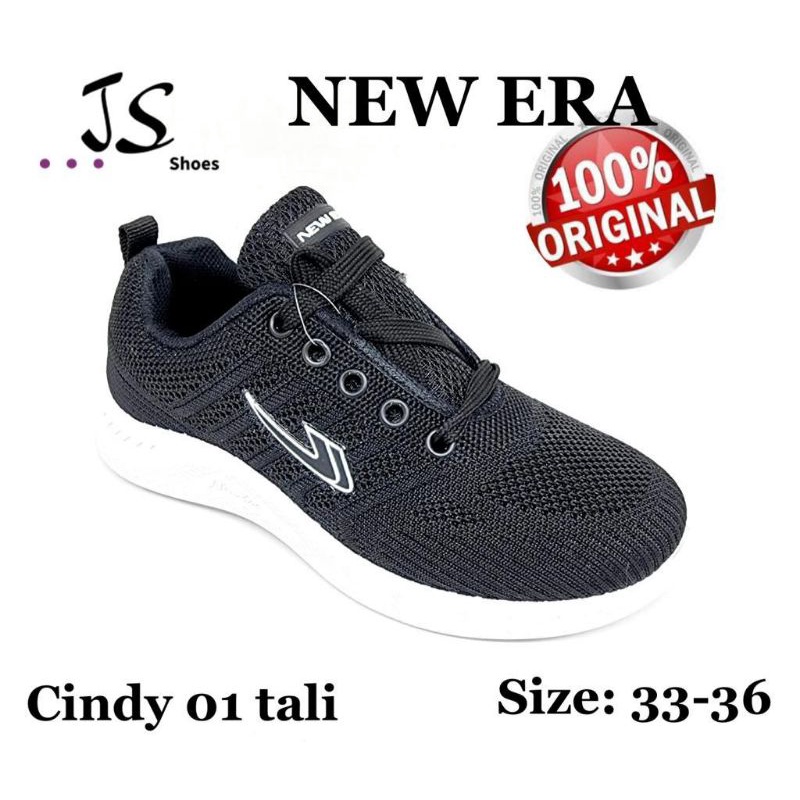 Jual NEW ERA CINDY 01 TALI - SEPATU SNEAKERS SEPATU SEKOLAH TALI MERK ...