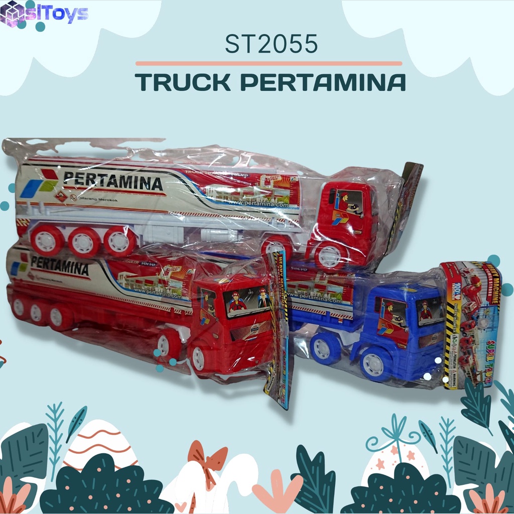Jual Mainan Truk Pertamina Volvo Panjang ST2055 | Shopee Indonesia