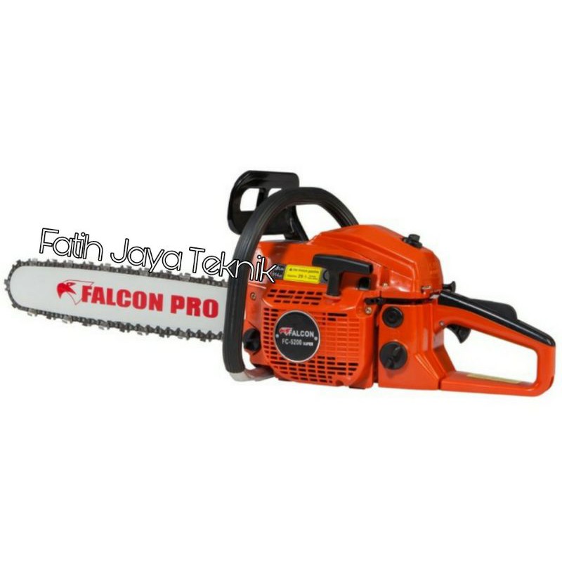 Jual Mesin Gergaji Kayu Chainsaw FALCON PRO 5200 20in | Shopee Indonesia