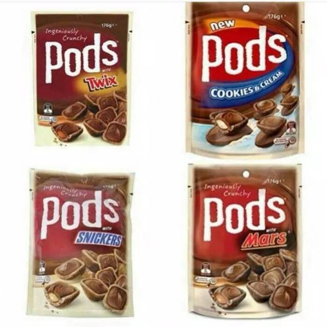 Jual Pods Snickers Mars Twix Family Size 280g / 160g Chocolate Snack ...