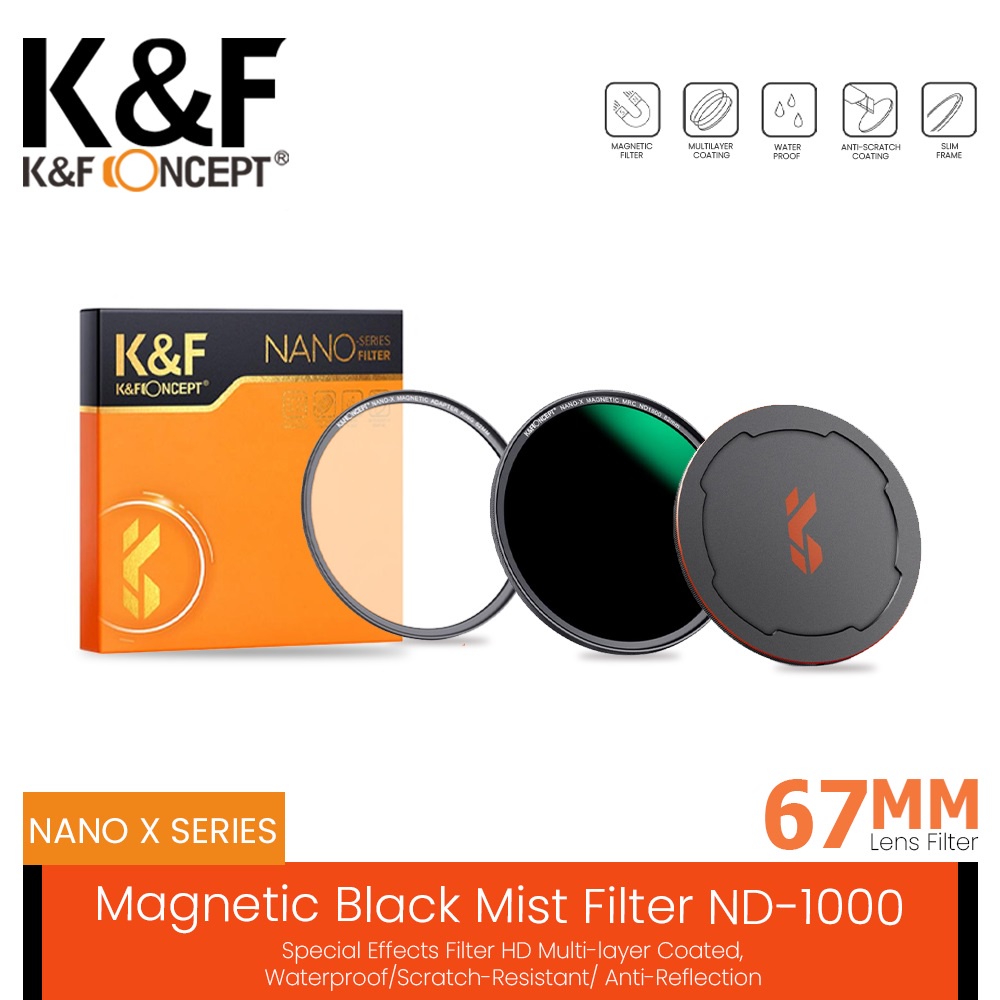 Jual KNF Concept 67mm Magnetic Nano-X ND1000 Filter K&F Concept | Shopee Indonesia