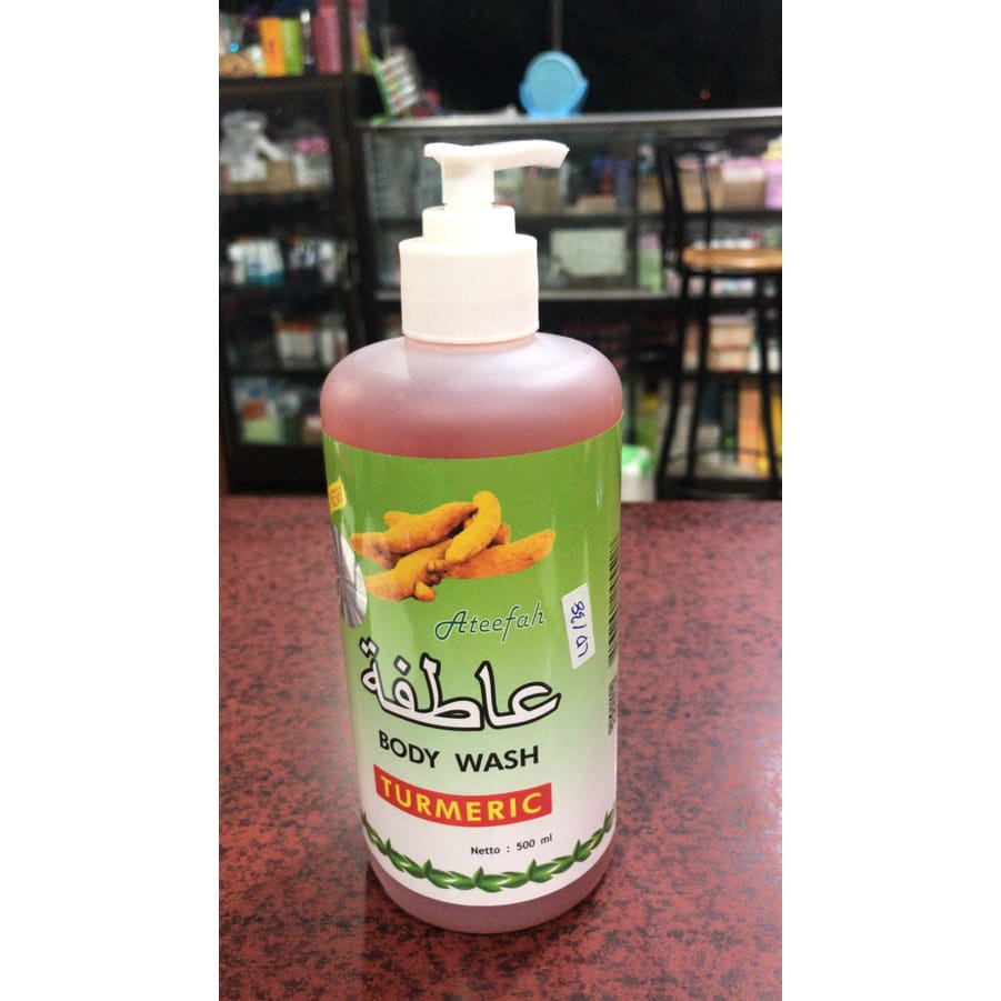Jual SABUN ARAB Tumeric & Dhilisa Ateefah Cair Body Wash 500ml | Shopee ...