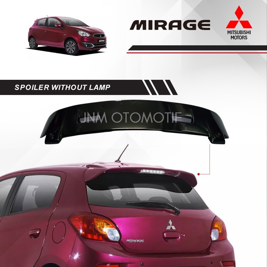 Jual SPOILER MITSUBISHI MIRAGE WITHOUT LAMP / SPOILER MIRAGE TANPA ...