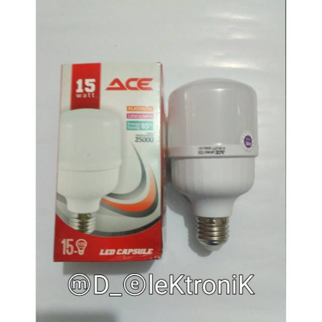 Jual Lampu LED ACE Capsule 15 watt | Shopee Indonesia