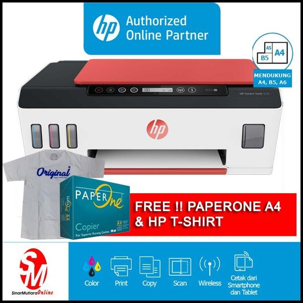 Jual Printer Hp 519 Smart Tank Print Scan Copy Wireless | Shopee Indonesia