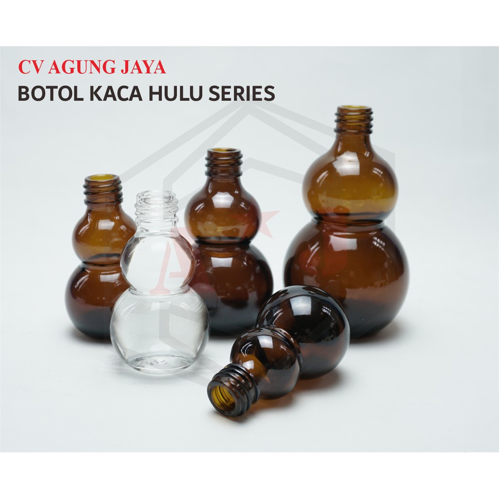 Jual Botol Kaca Pump/ Spray Amber/ Clear Model Labu Hollo 100/ 50/ 30Ml ...