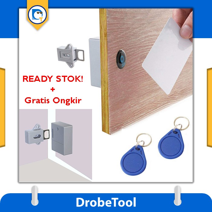 Jual Kunci Lemari Laci Kabinet Sensor RFID Digital Lock Hidden Security ...