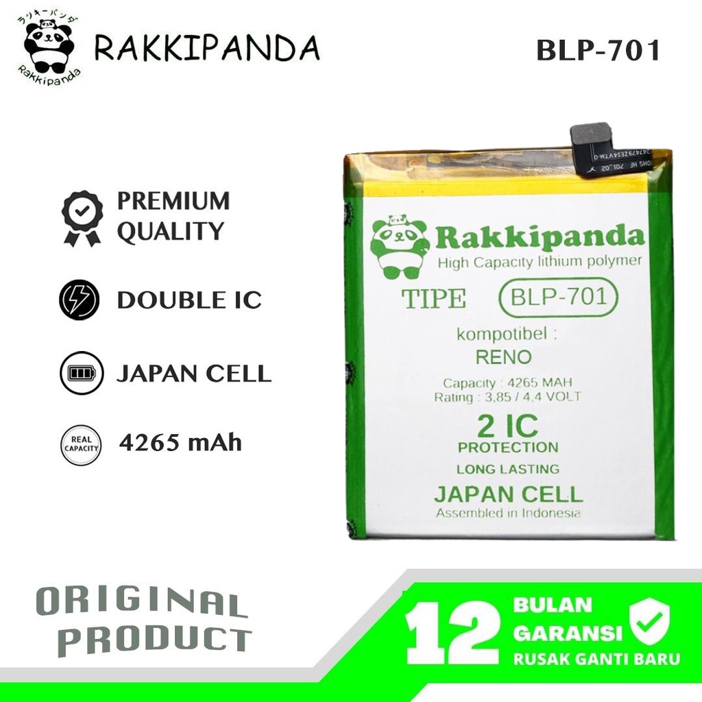 Jual RakkiPanda - BLP701 Reno Batre Batrai Baterai | Shopee Indonesia