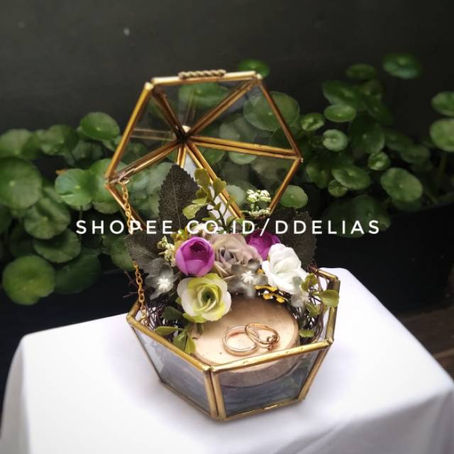Jual Ring Box Terrarium Wedding atau Lamaran Murah | Shopee Indonesia